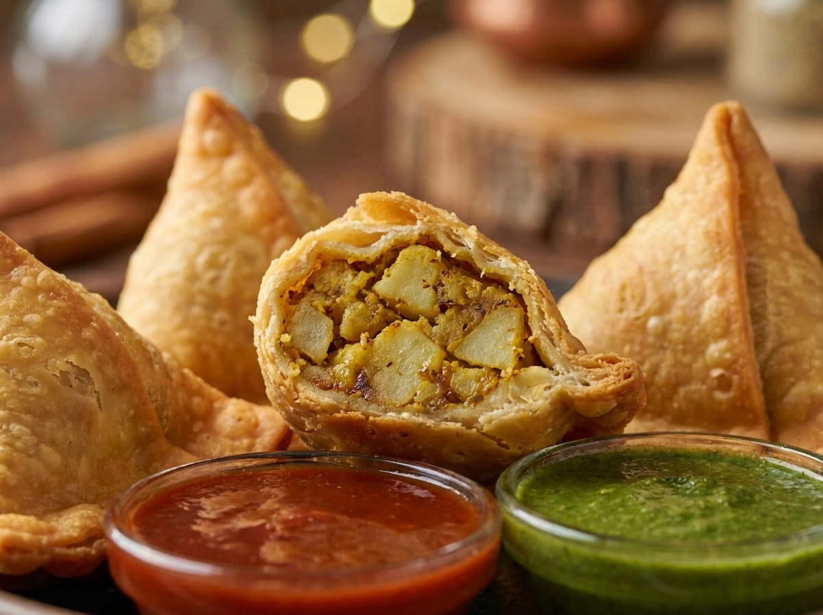 Punjabi kartuli samosa (retsept) | 55 min | Parimad Retseptid